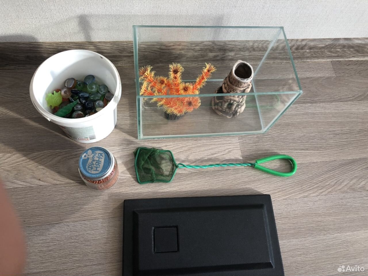 Аквариум на 5 литров с домиком