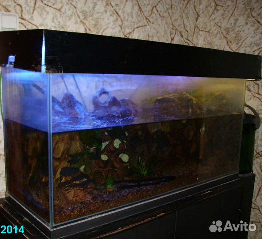 Аквариум с тумбой бу
