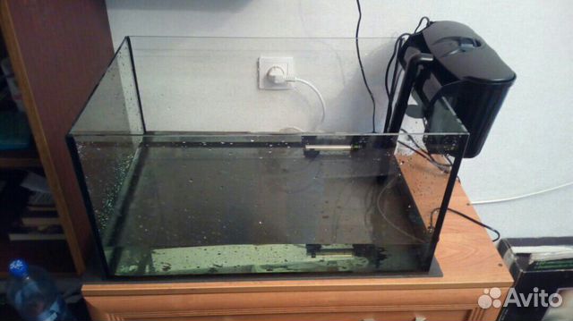 Аквариум 75 литров, фильтр aquael versamax 3