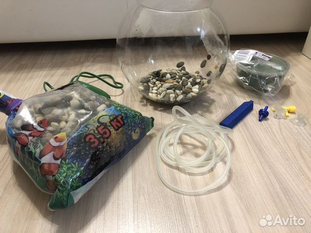 Аквариум шар 5 л + аксессуары